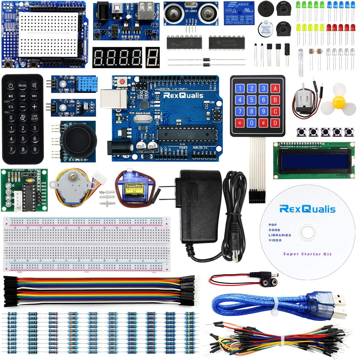 XIULIN Super Starter Kit Based on Arduino UNO R3 with Tutorial and ...