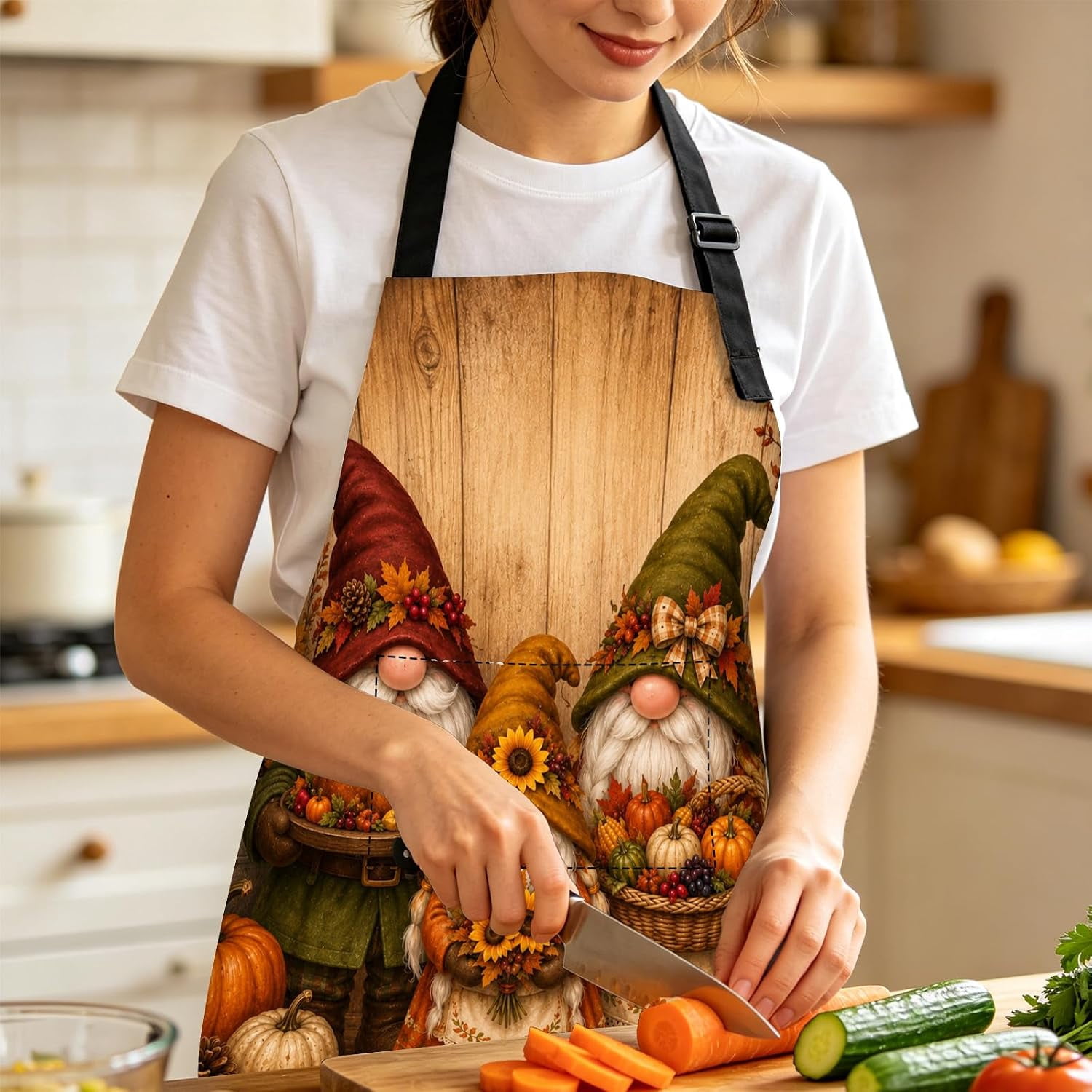 XIUUS-Kitchen Apron Polyester Adjustable Wearable for women&men Baking ...