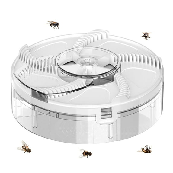XIUYANG Indoor Rechargeable Electric Automatic Rotating Fly Trap, White - Walmart.com