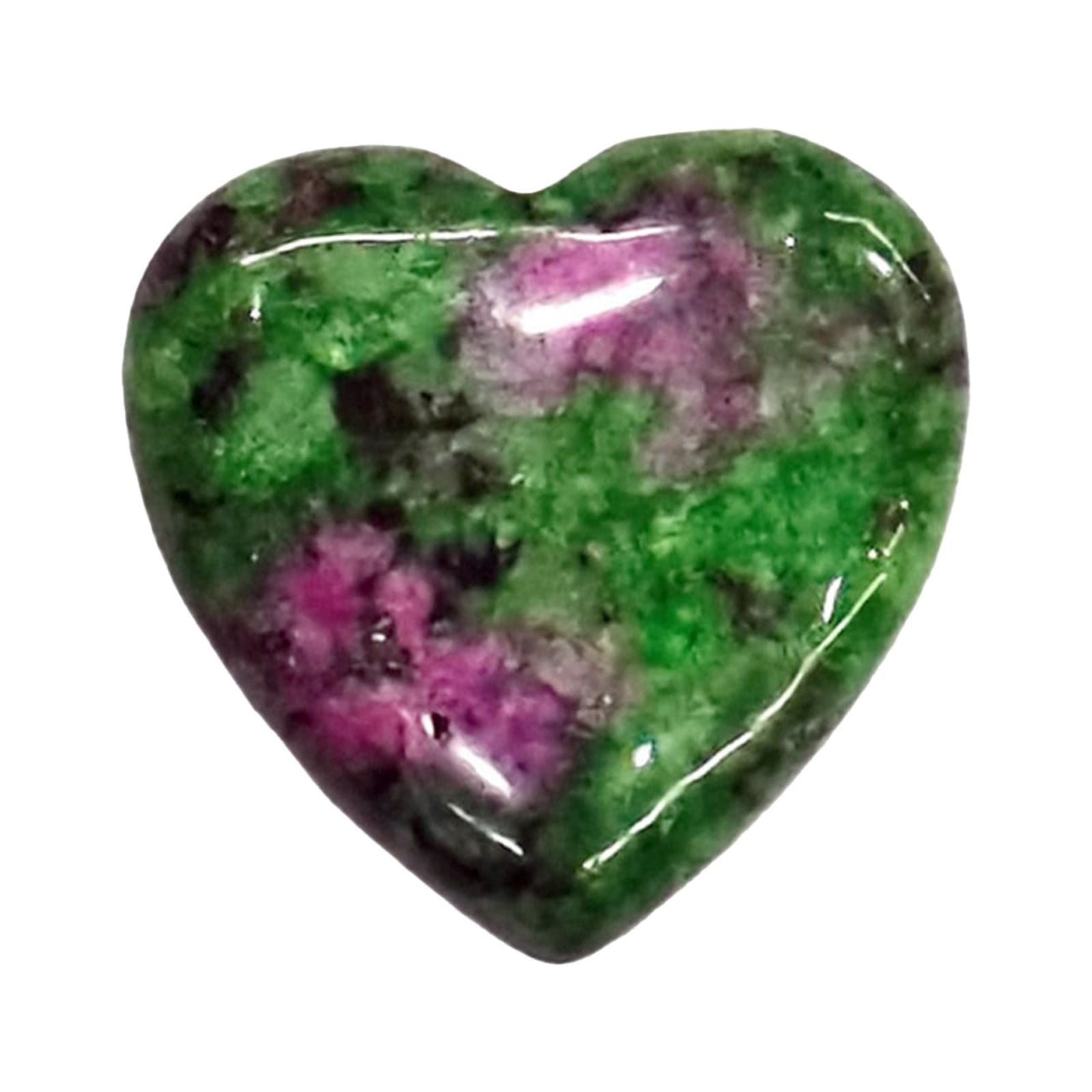 XIXISTARYY 10-Pack Natural Crystal 20mm Heart Shape Gemstone Pendant ...