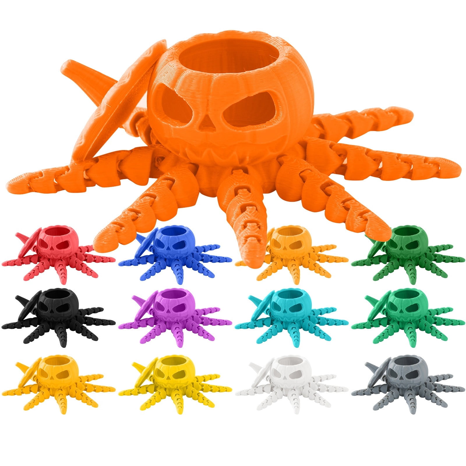 XIXISTARYY 3D Printed Toys 3D Printed Halloween Articulated Flexi Toy ...