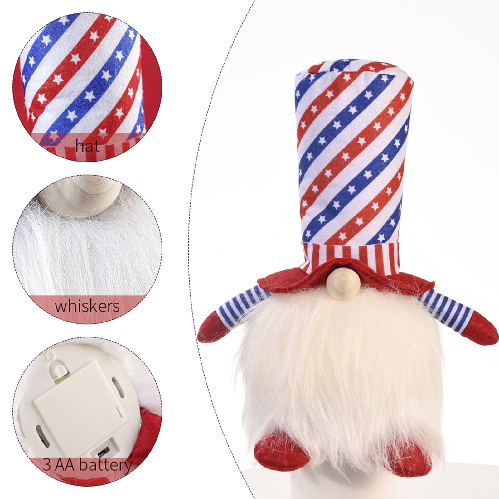 XIXISTARYY 4th of July Decorations American Independence Pointed Hat ...