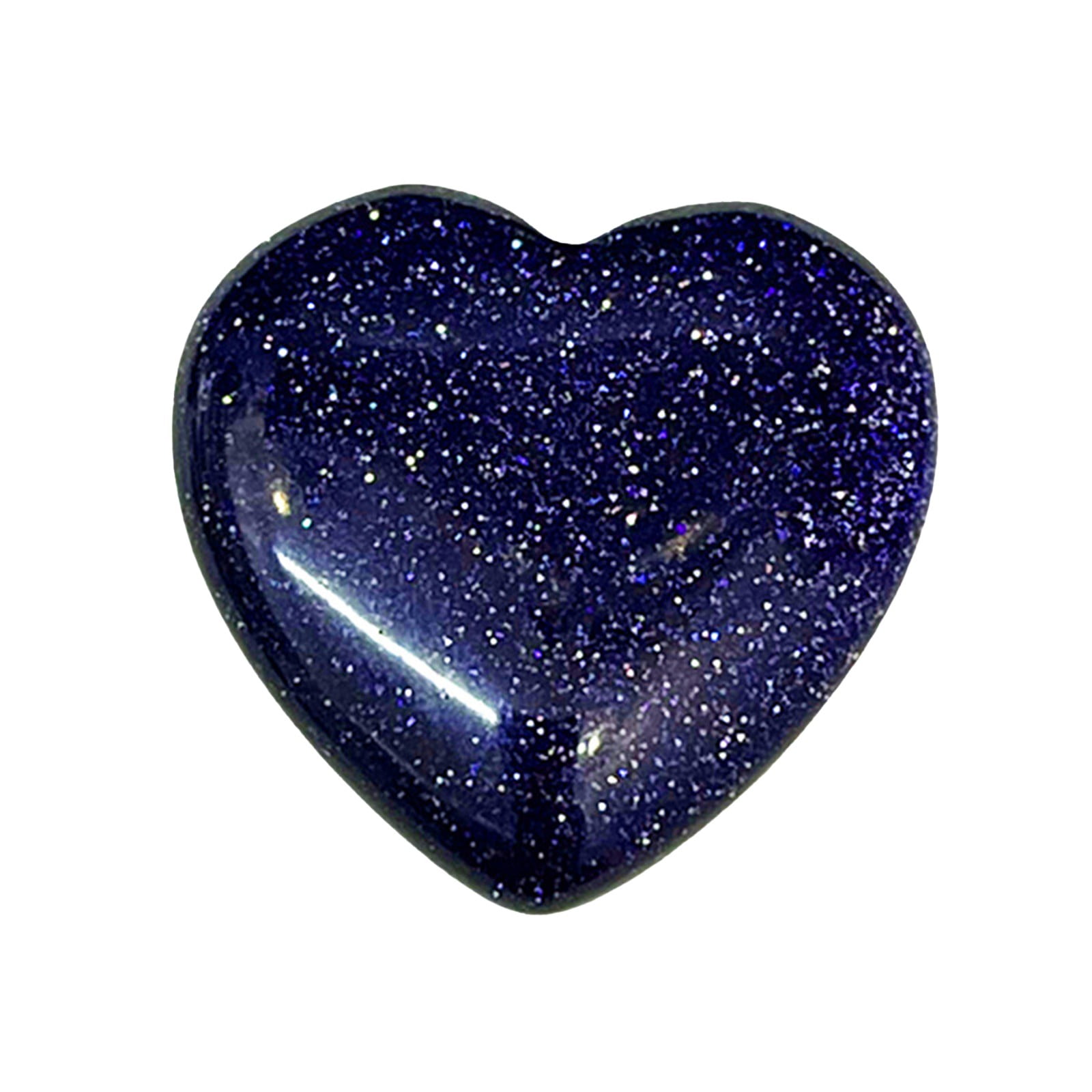 XIXISTARYY 5 Pack Natural Crystal 20mm Heart Shape Gemstone Pendant ...