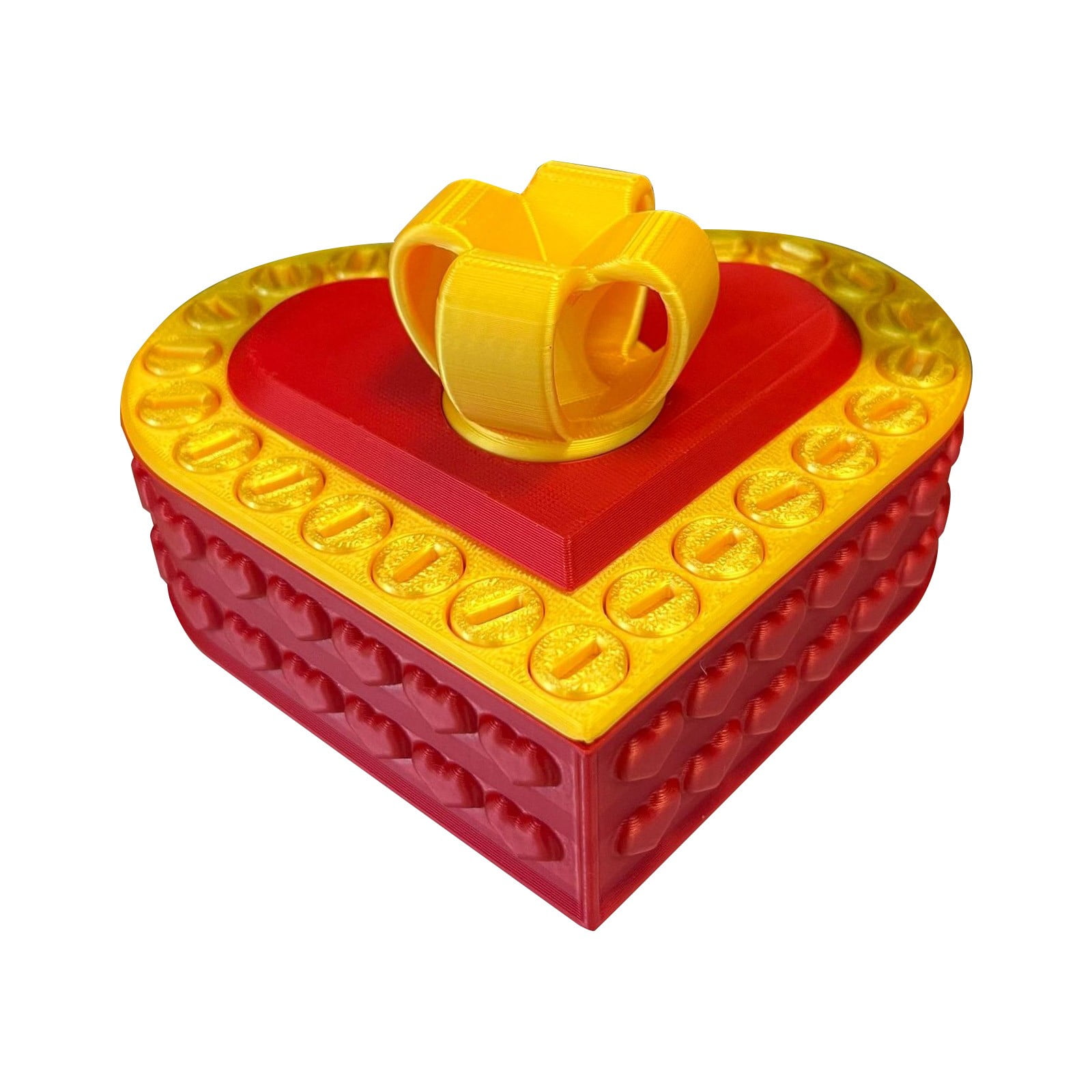 XIXISTARYY Annoying Gift Box 3D Printed Annoying Gift Box Heart Shaped ...