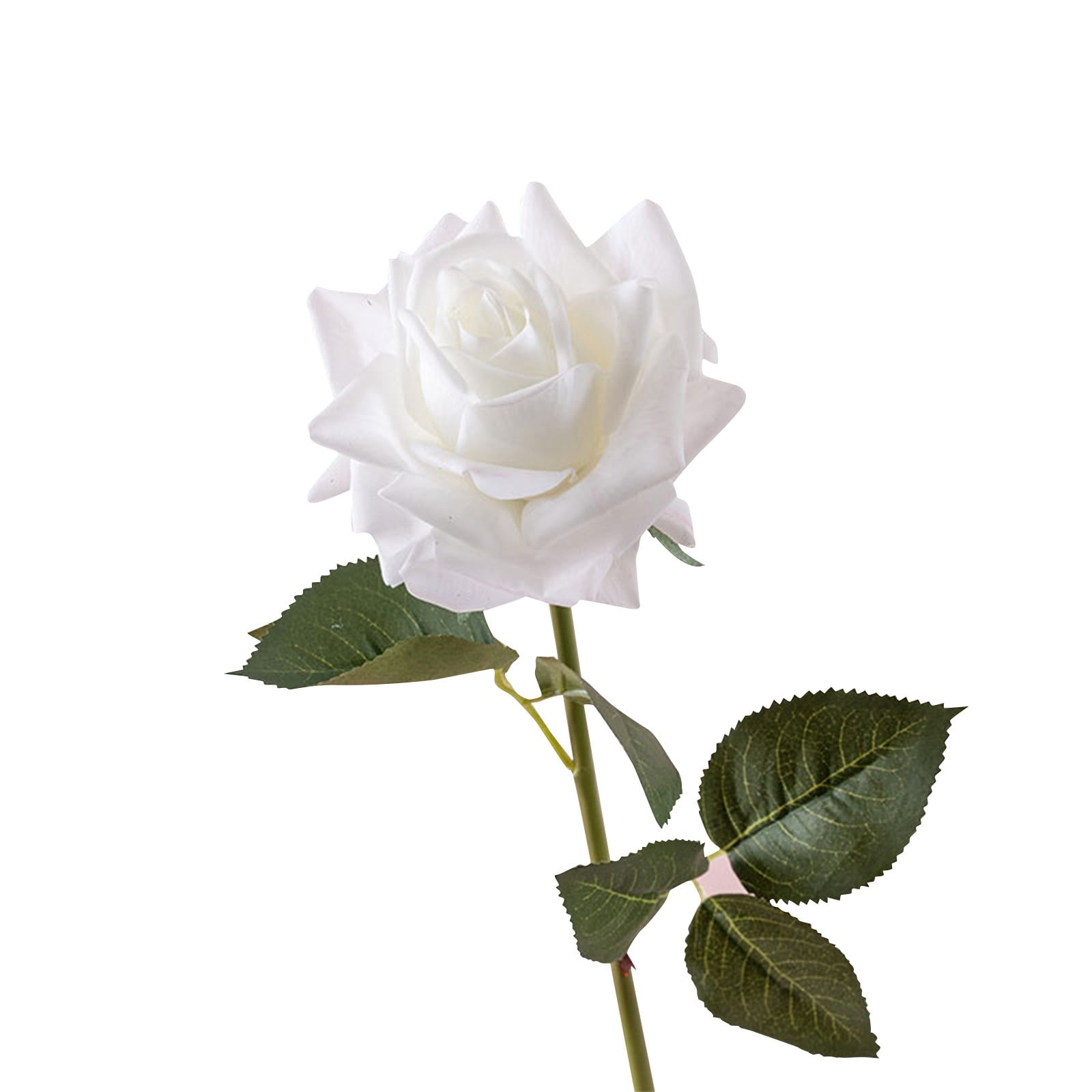 XIXISTARYY Home Decor Light Moon Wet Feel Rolled Edge Rose Simulation ...