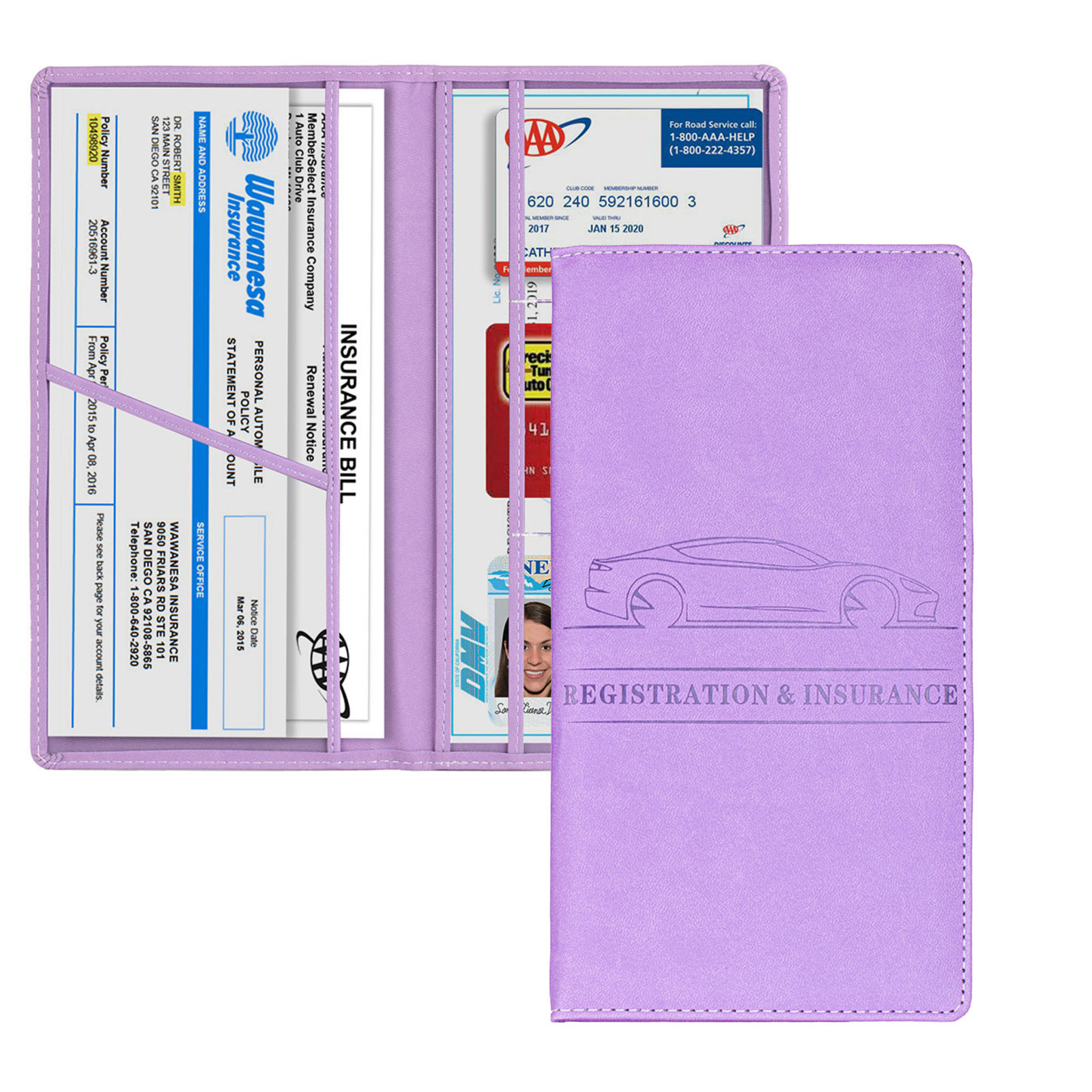 XIXISTARYY Home Essentials Car Insurance Information File Clip, Car ...