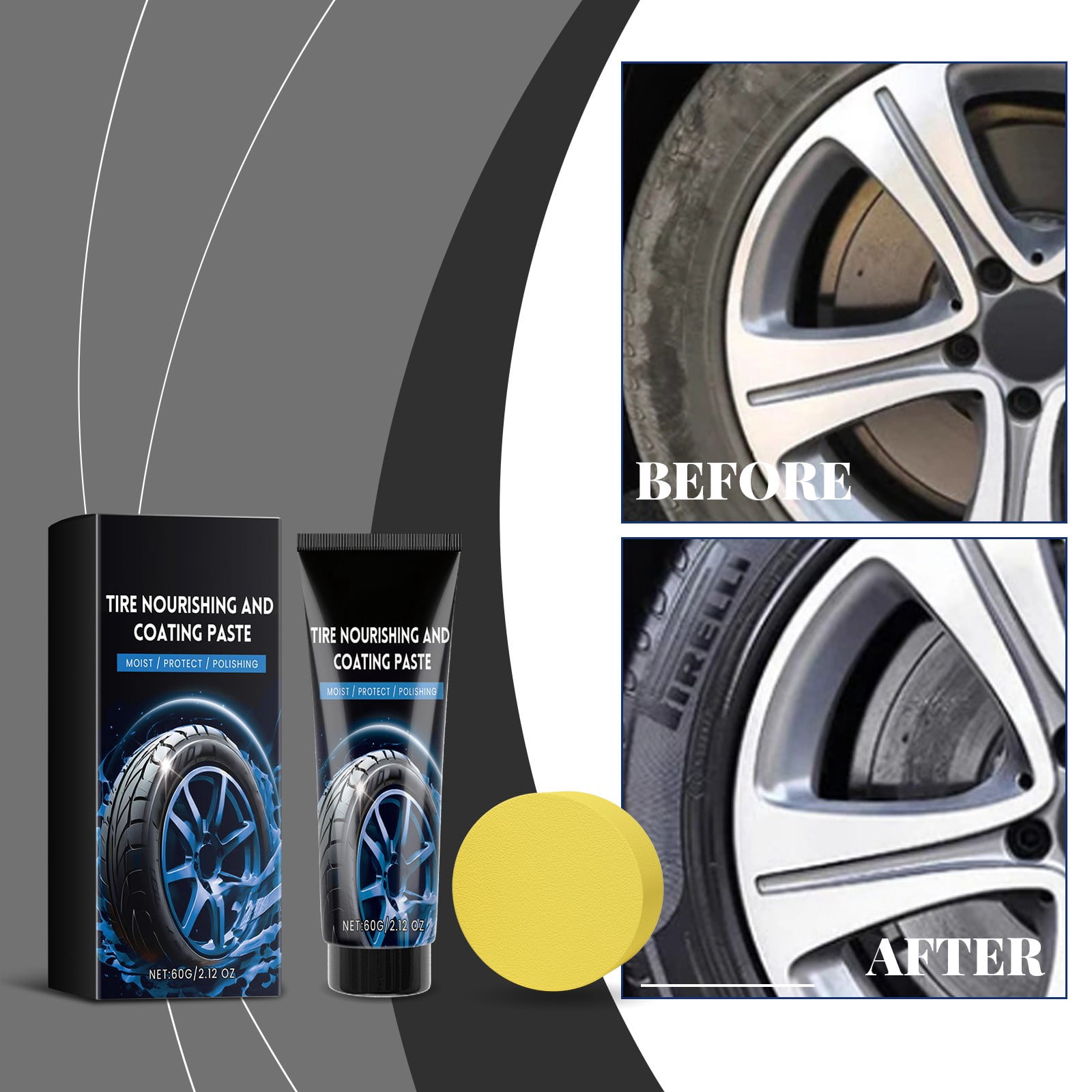XIXISTARYY Home Essentials Car Tire Retreading Paste Tire Maintenance ...