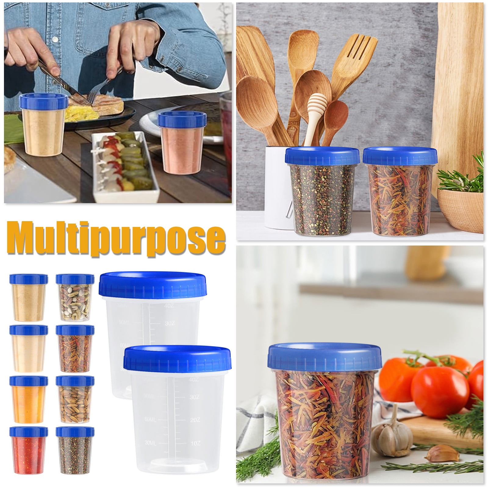 XIXISTARYY Kitchen Gadgets Measuring Tool Container, Small Container ...