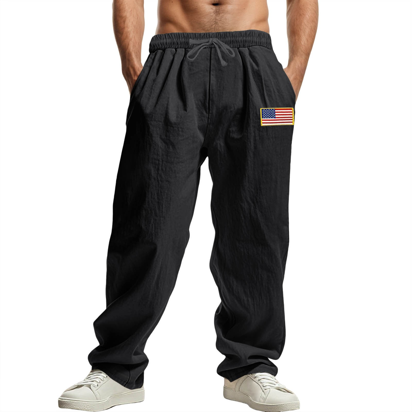 XIYON Men's Casual Work Pants Male For Everyday Wear Straight Leg ...