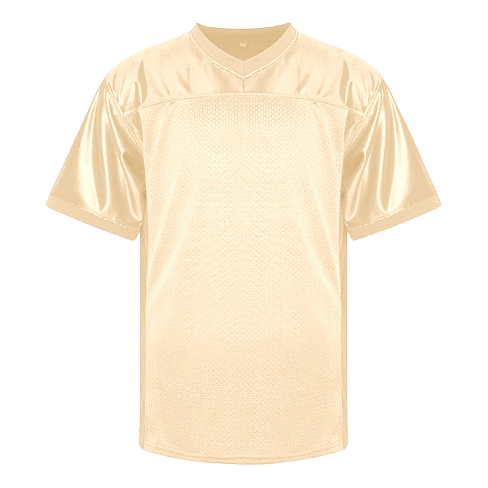 XIYON Men's T-Shirts Football Mesh Practice Athletic T Shirts Solid ...