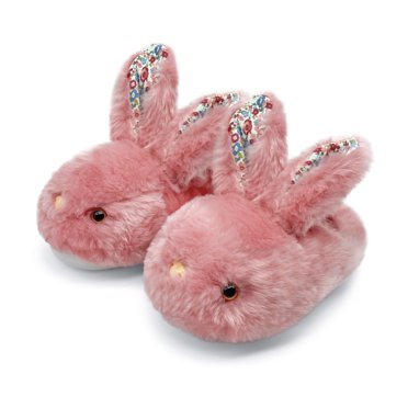 Kids Easter Peeps Plush Bunny Blue Slippers (One Size Fits Most ...