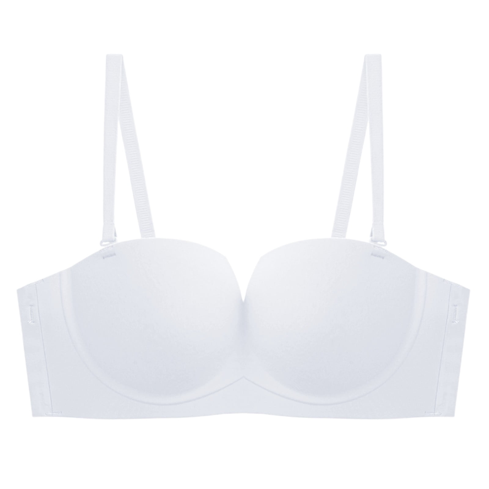 XIYON Womens Bras Half Cup Strapless Bra For Female Soft Wireless ...