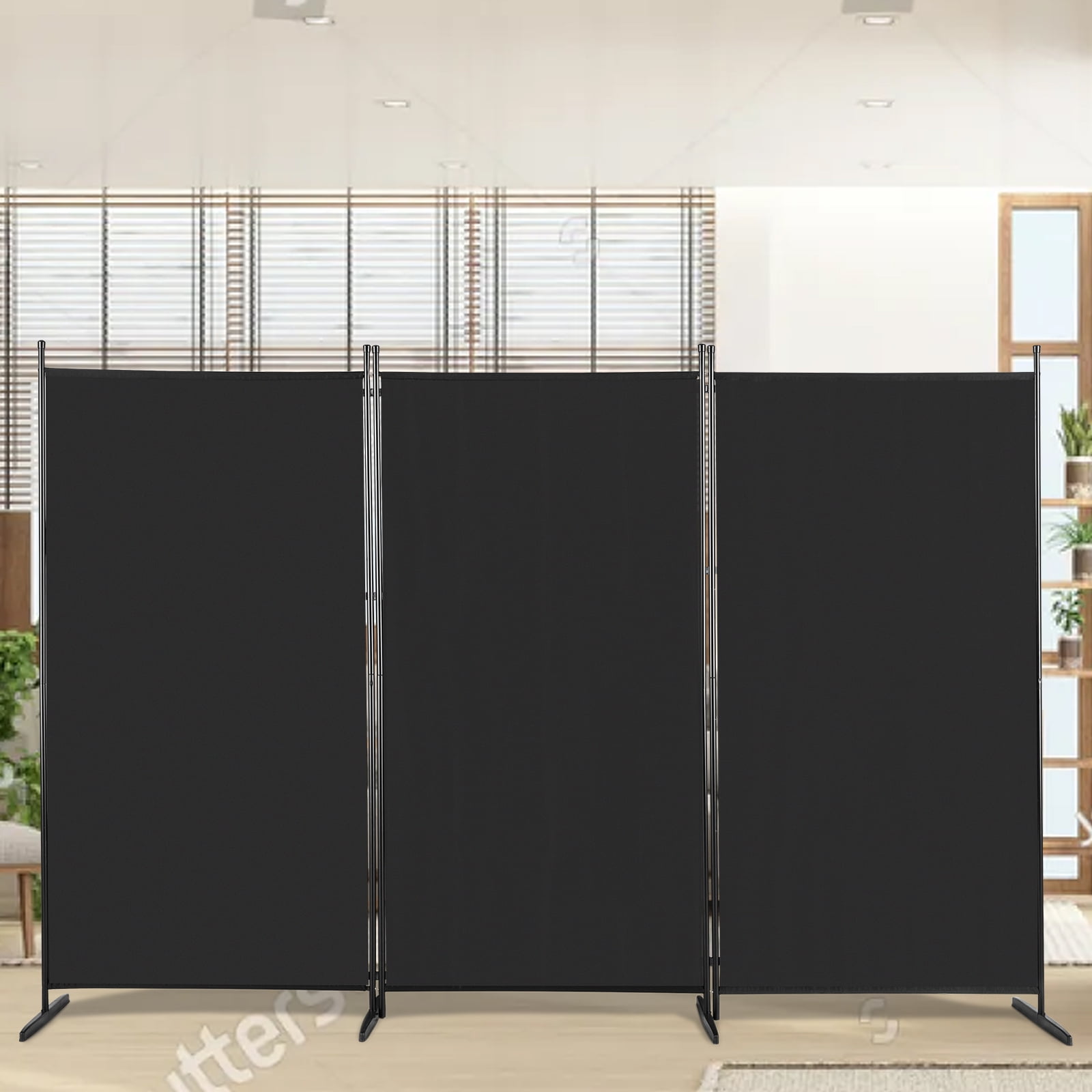 XIlee Room Divider 3-Panel Privacy Screen,6ft Tall 6 Ft Tall Folding ...