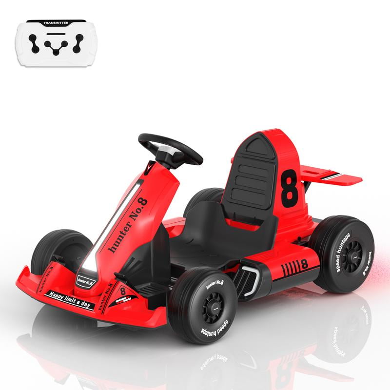 XJD 12V/24V Electric Drifting Go Kart for Kids Battery Powered Driving ...