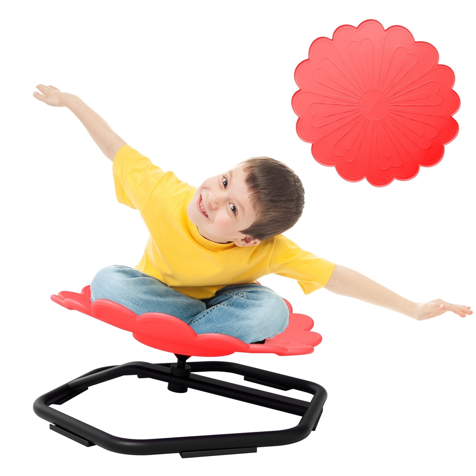 XJD Autism Kids Swivel Wobble Chair Sit and Spin Autism Toys Spinning ...