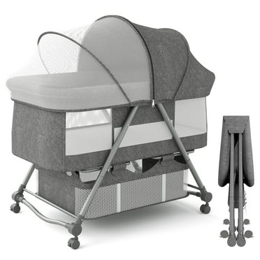 Bambini All-in-one Portable Bassinet Foldable Baby Bed, Travel Crib ...