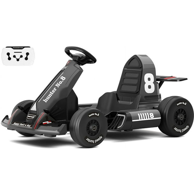 XJD Electric Go Kart 12V 7Ah Battery Powered Pedal Go Karts for 3+ Kids ...