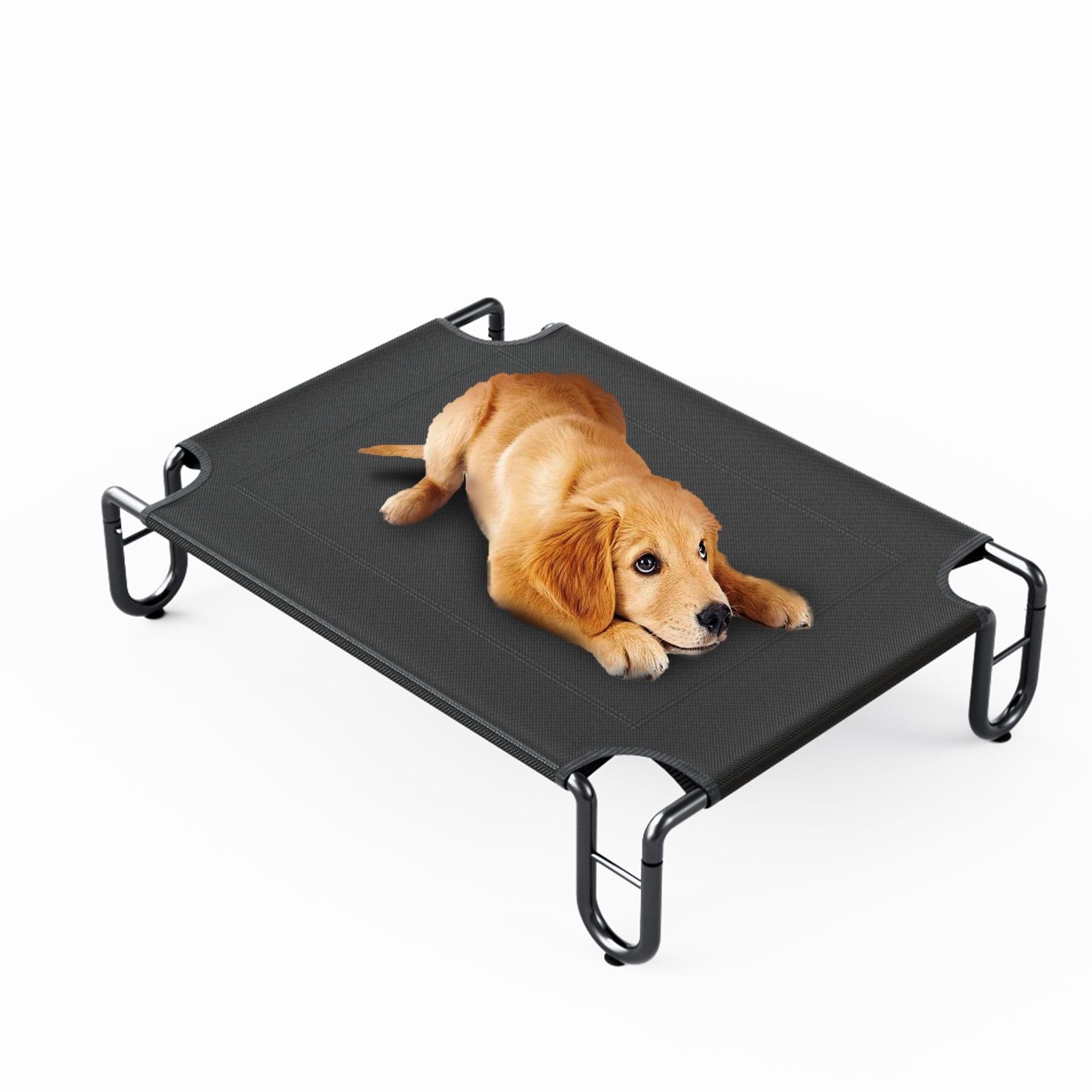 XJD Elevated Outdoor Dog Bed, Raised Waterproof Cot for Large Dogs ...