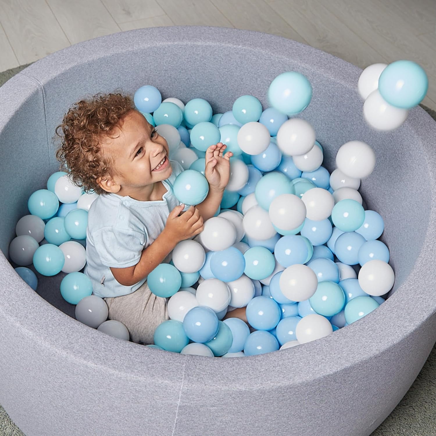 Free Shipping! XJD Foam Ball Pit for Toddlers, Soft Round Kiddie Baby ...