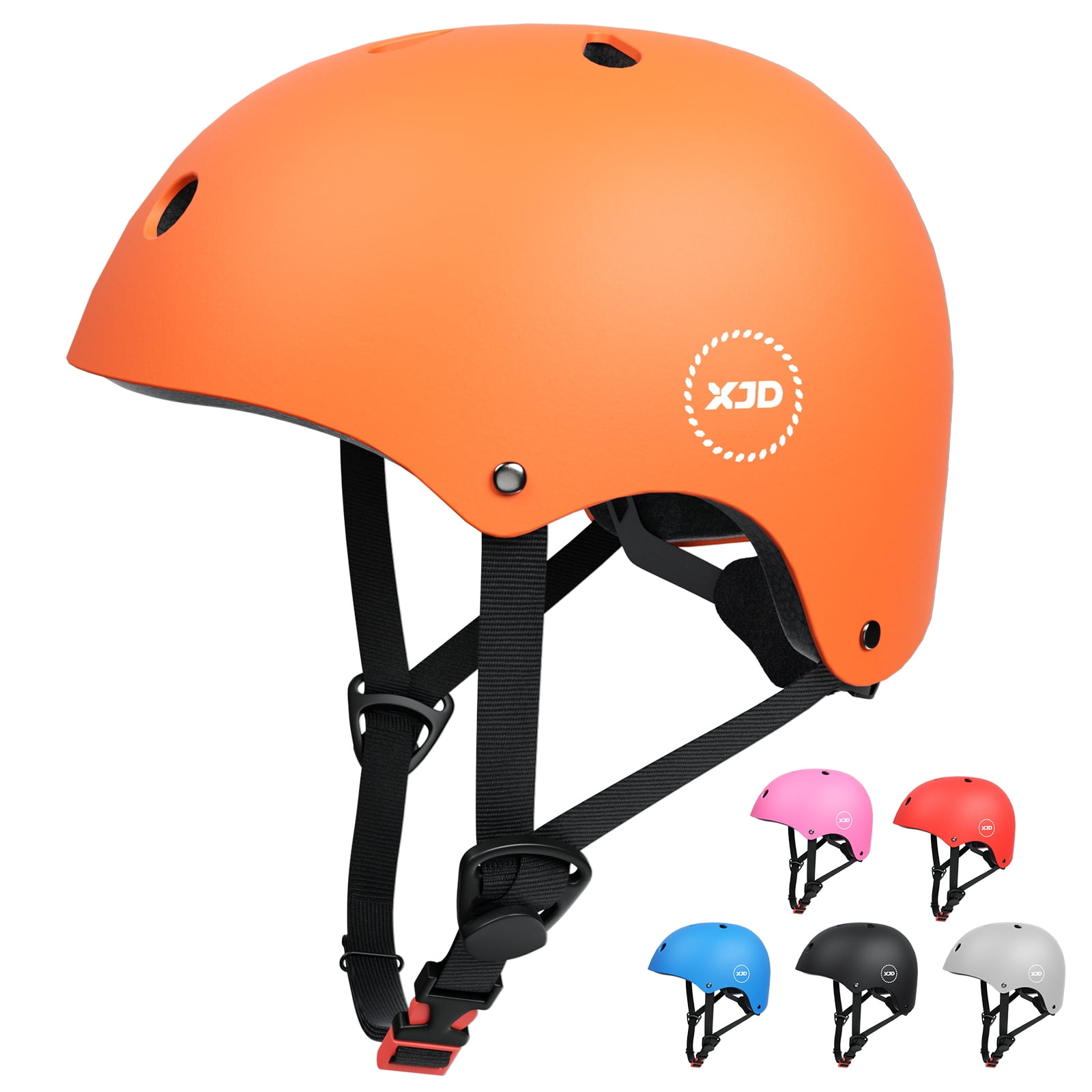 XJD 2-8 Years Kids Bike Helmet, Sturdy ABS Shell, Adjustable Toddler to ...