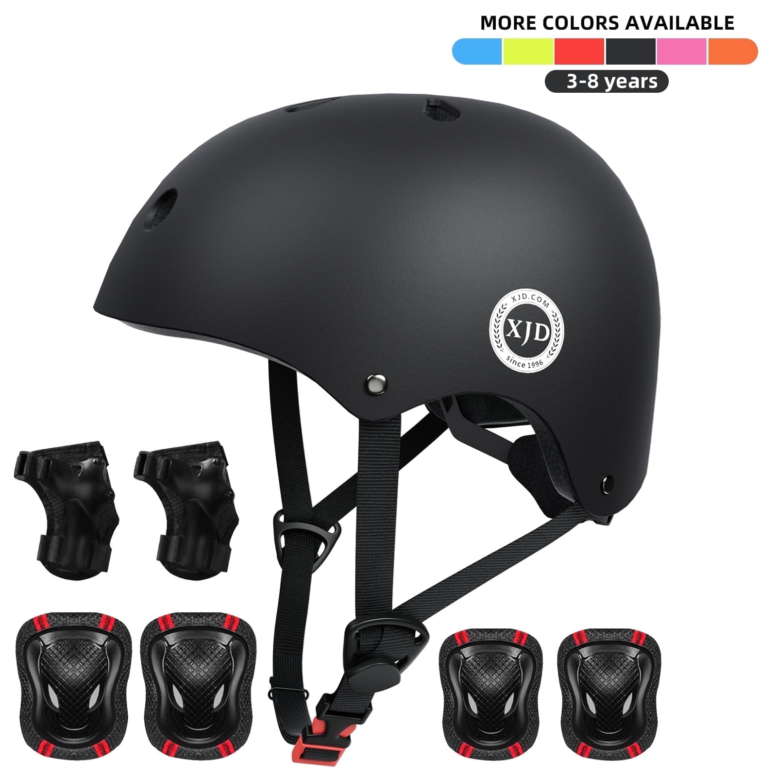 XJD Kids Bike Helmet Toddler Multi-Sport Safety Gear Set for 3-8 Years ...