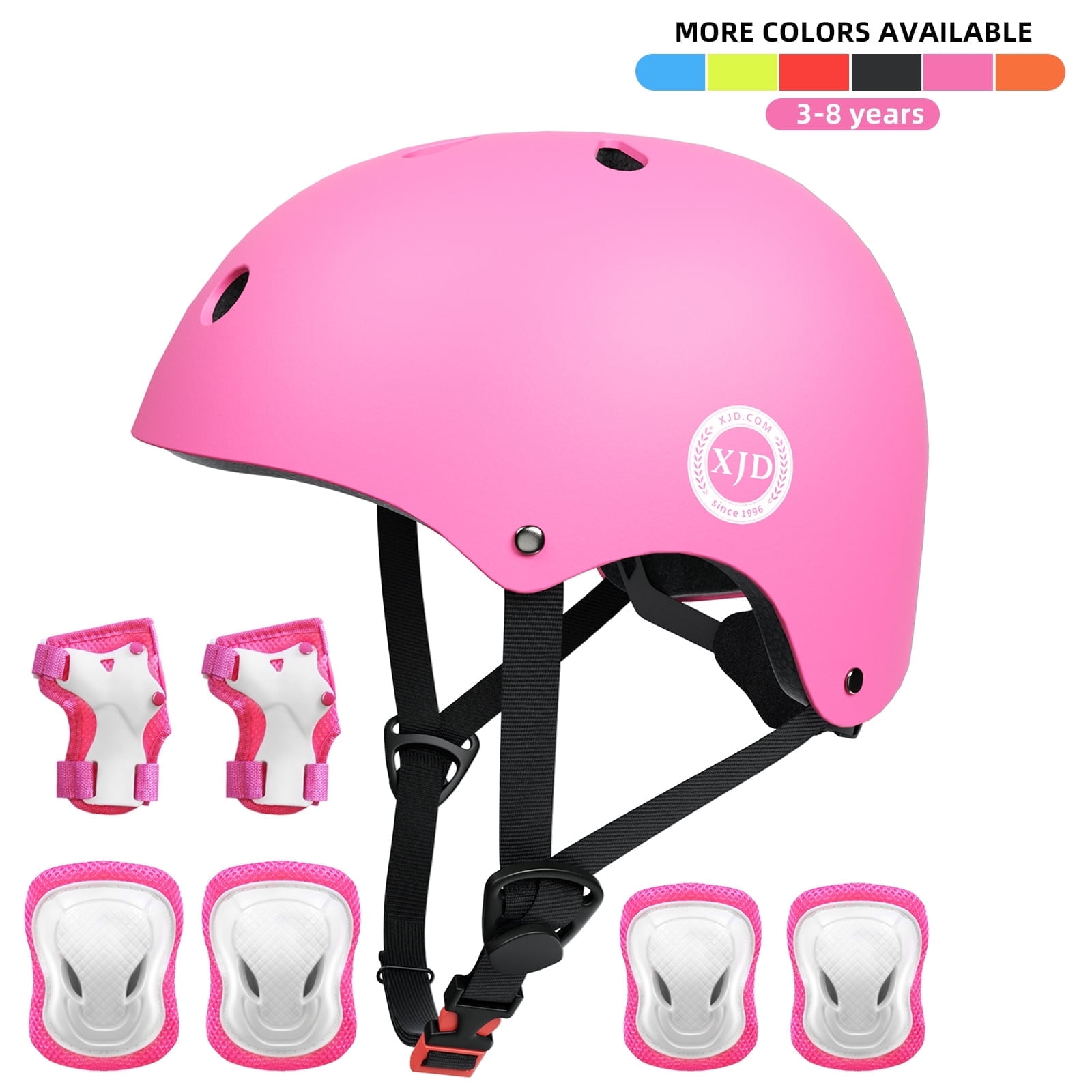 XJD Kids Bicycle Helmet Toddler Protective Gear Set for 3-8 Years with ...