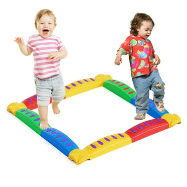Tiny Lan Kids Balance Beam Wooden Stepping Stones Montessori Furniture ...