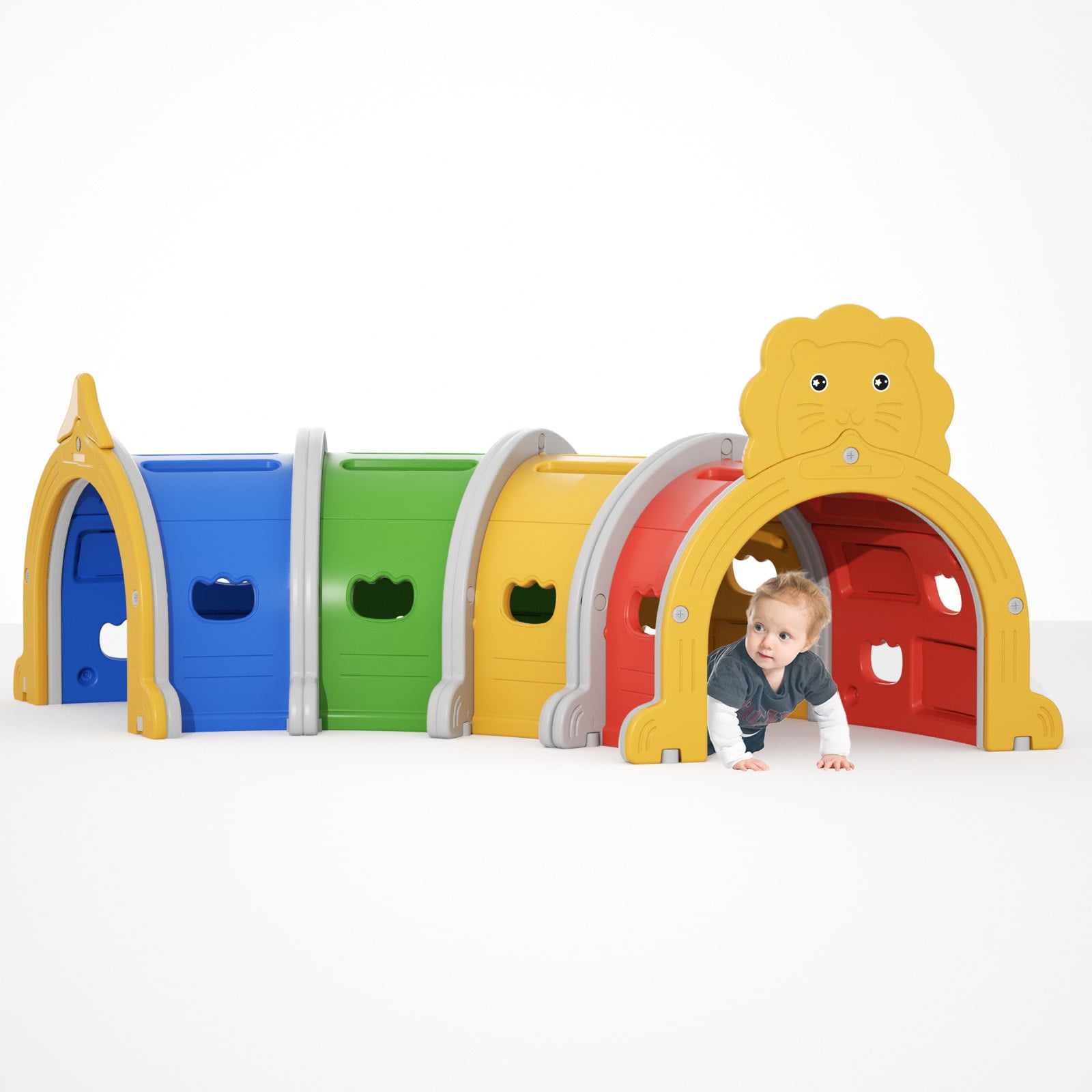 XJD Climbing Tunnel for Kids Climb and Crawl Toy Indoor & Outdoor ...