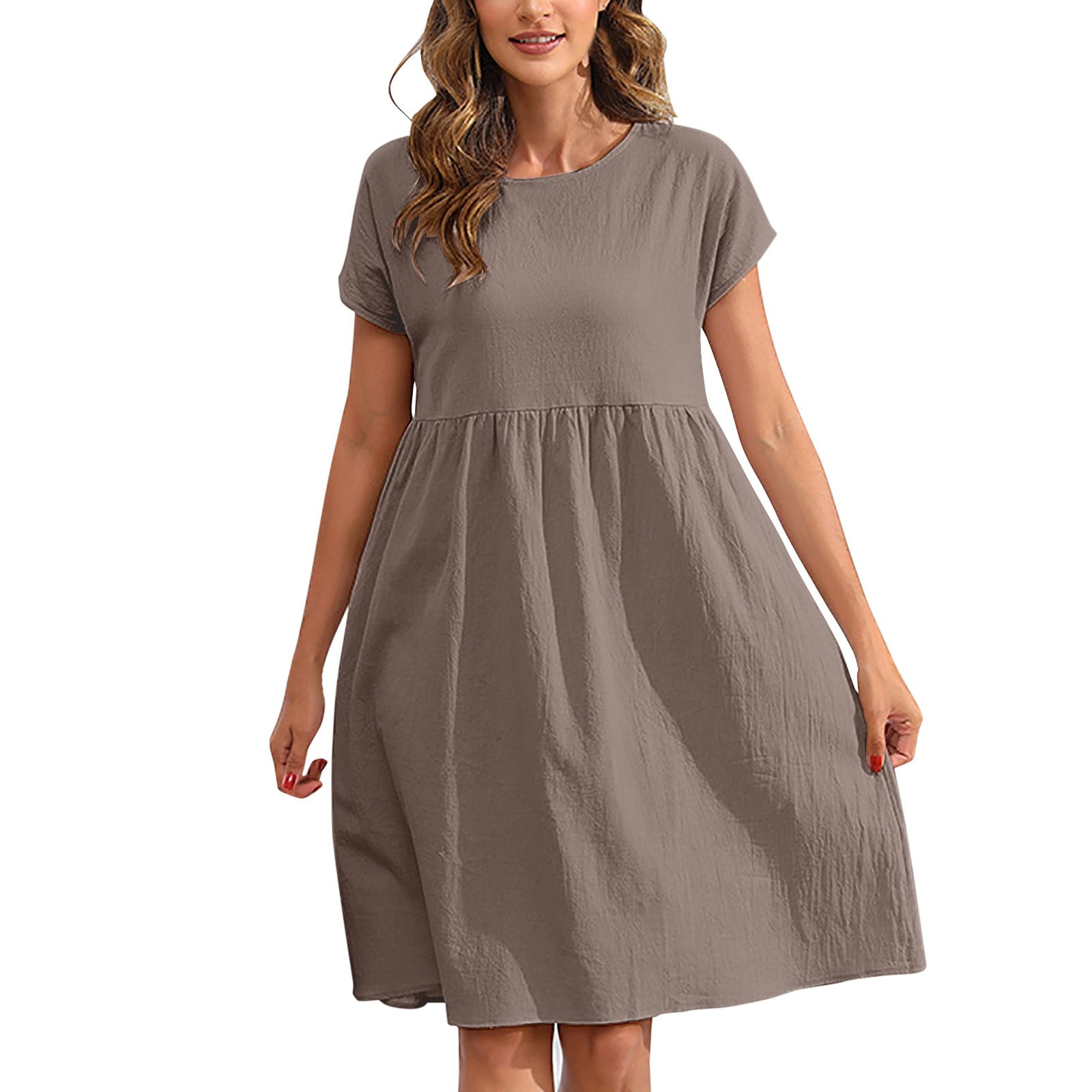 XJDJHC Dresses For Women 2025 Fashion Summer Ol Temperament Women's ...