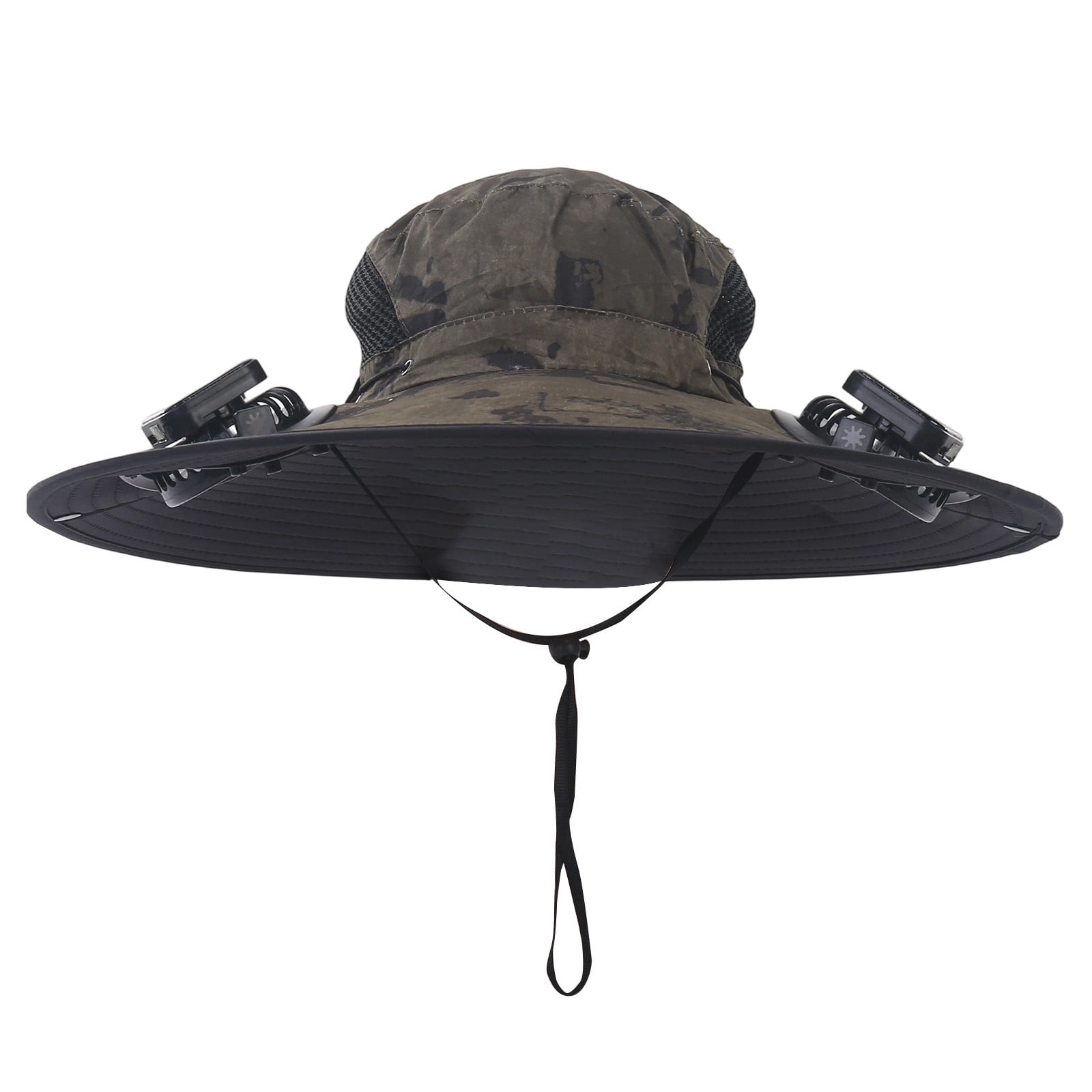XJDJHC Hat With Fans Solar Power, Solar Fan Hat For Men Women Outdoor ...