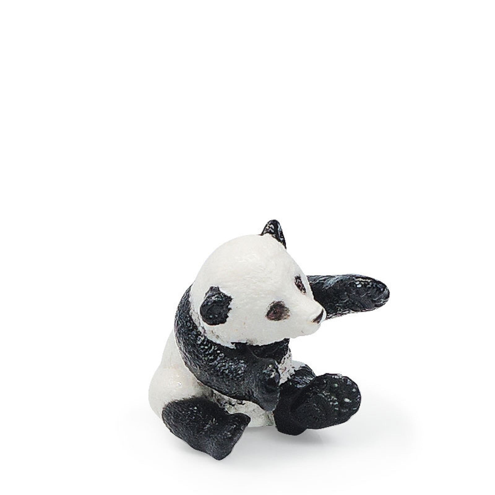 XJGHHSY 1 PCS Panda Figurines toy, Plastic Jungle Panda Animal Figurine ...