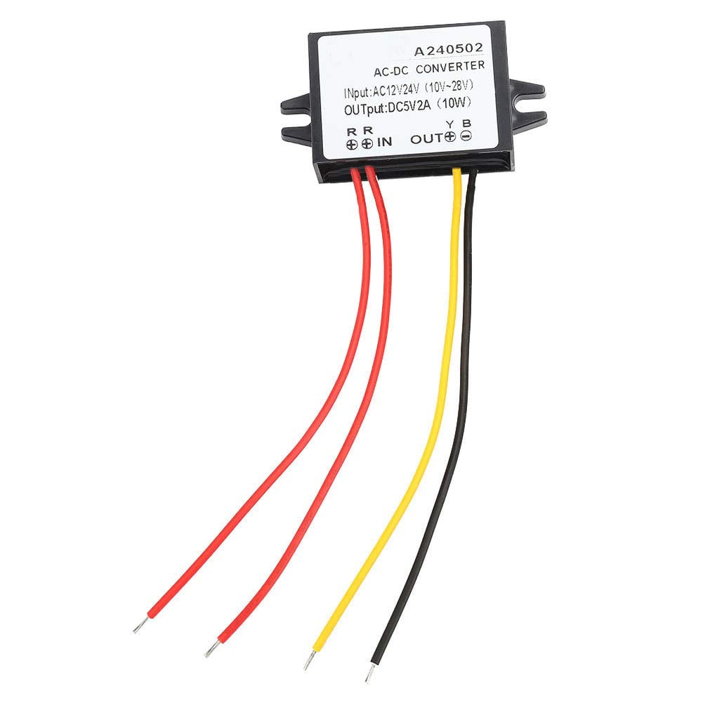 XJU-DC 5V Power Supply,Buck Voltage Regulator AC 12V 24V to DC 5V Buck ...