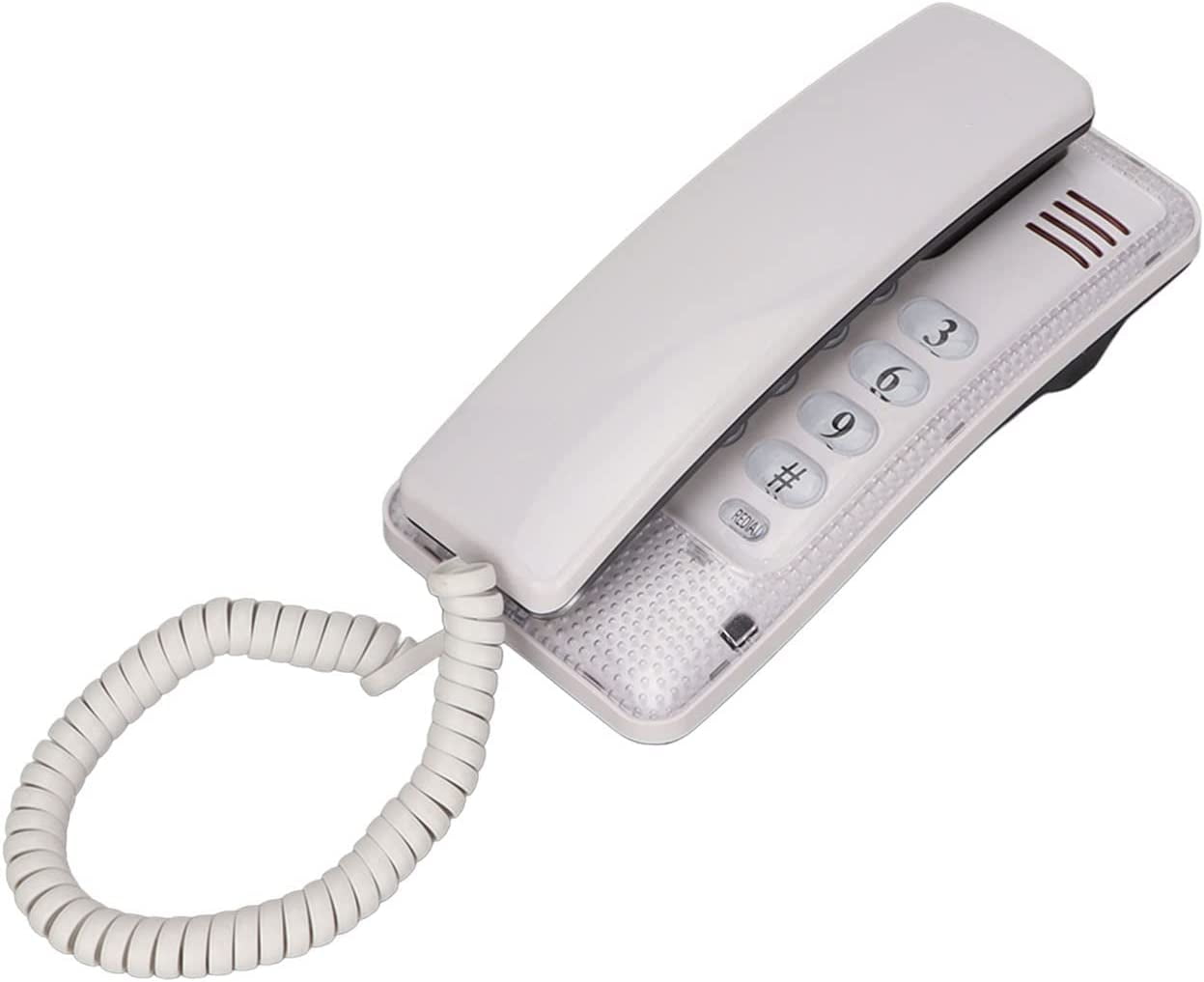 XJU-Desktop Corded Telephone ,Portable Wall Mounted Landline ,with ...
