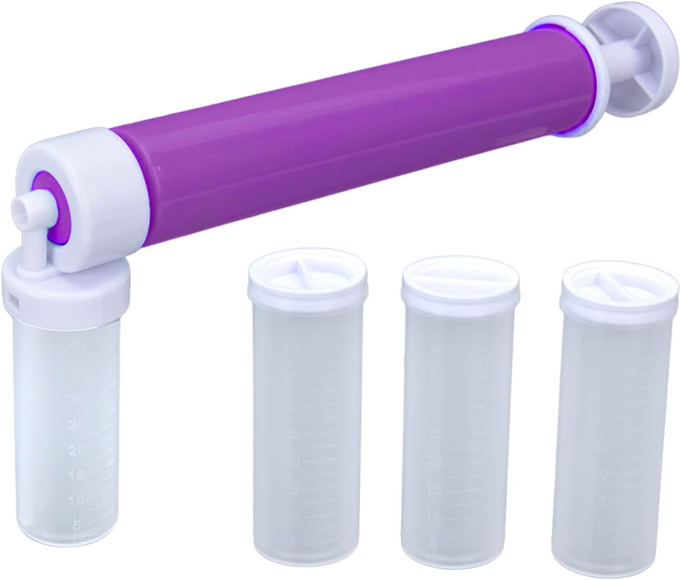 XJU-Manual Airbrush for Decorating Cakes, DIY Baking Glitter Decorating ...