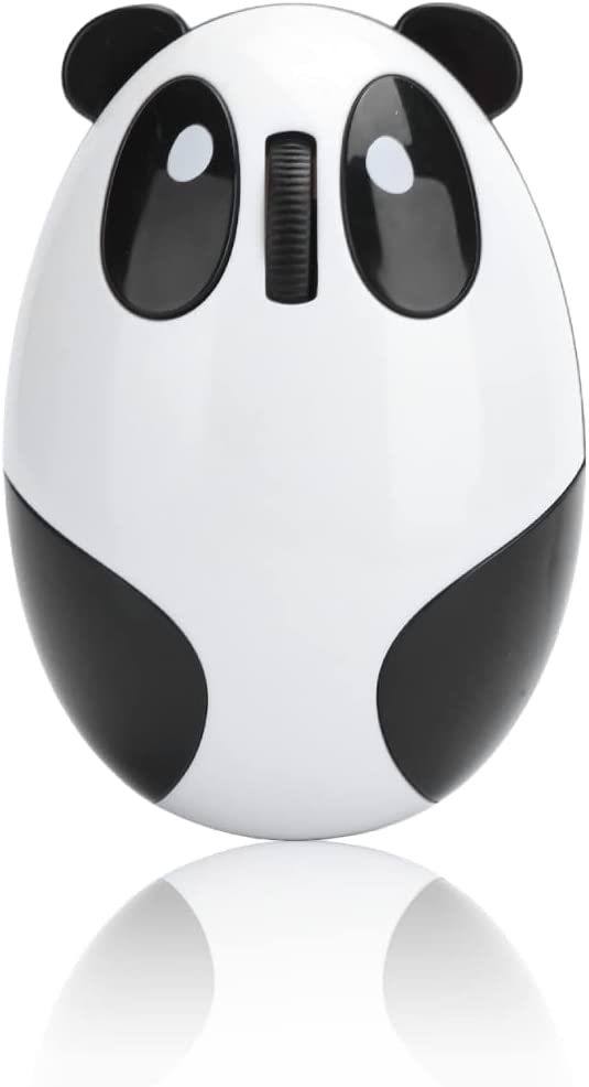 XJU-Rechargeable Wireless Mouse, 2.4GHz Wireless Optical Panda Computer ...