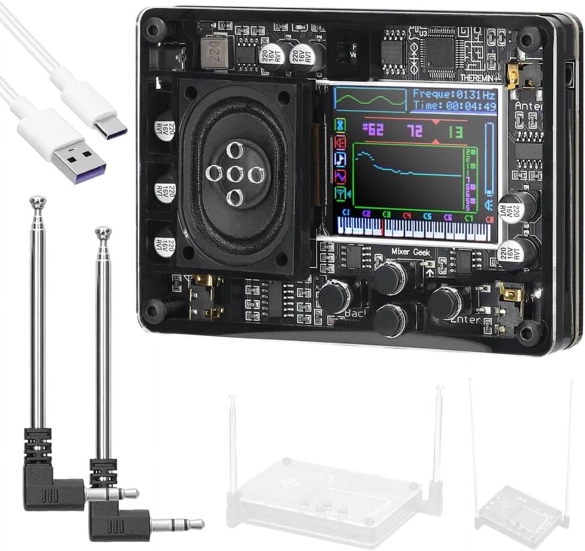 XJU-Type-C Musical Instrument Interface Theremin Musical Module Vintage ...