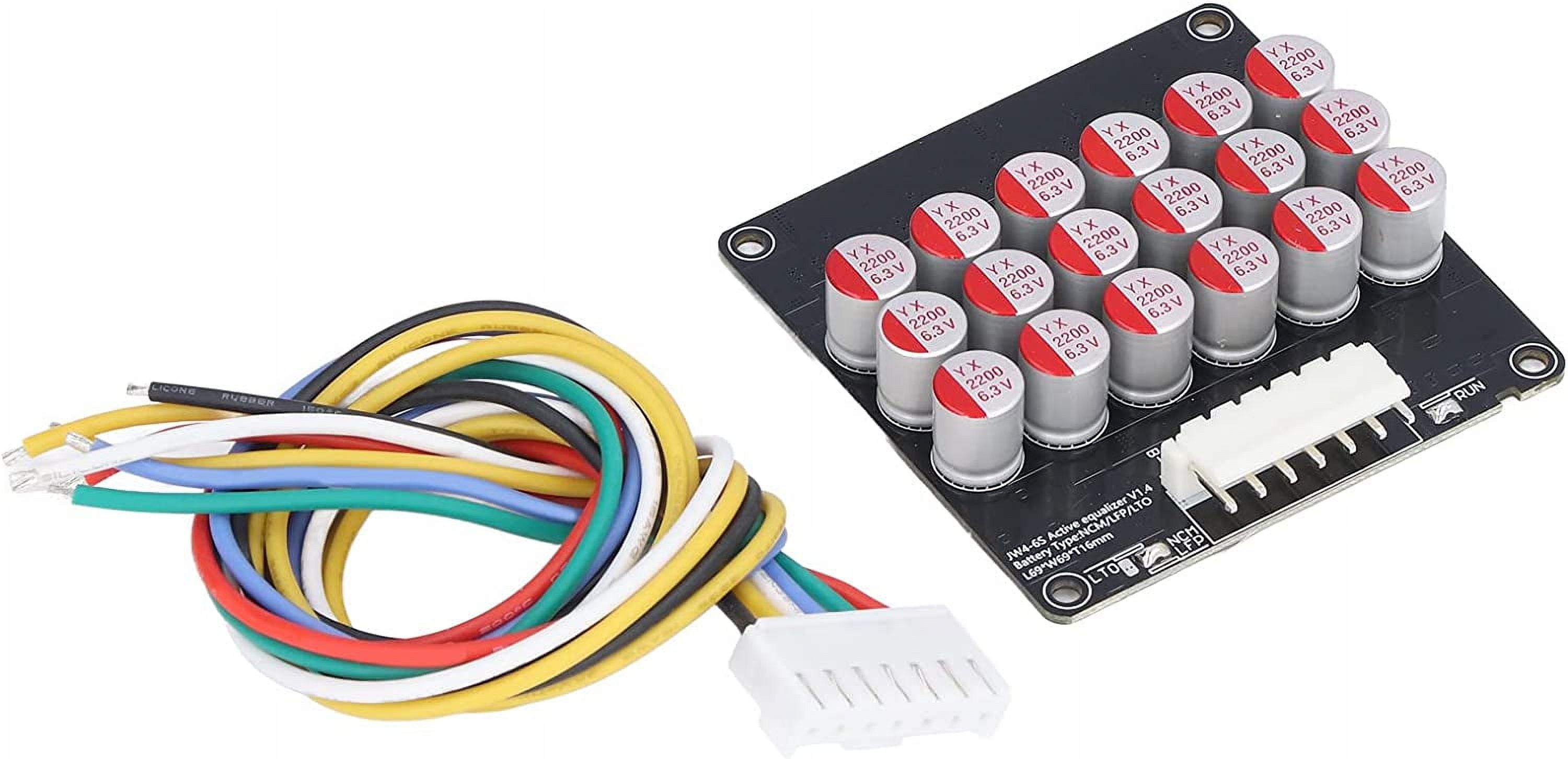 XJU-Universal Battery Active Equalizer Balance Board, 5A Cell Balancer for LTO LFP NCM Cells(3 ...