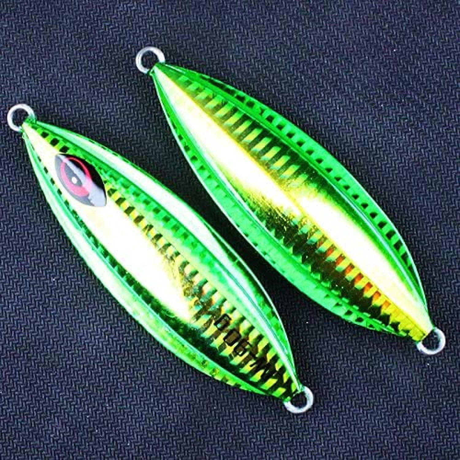 XJY Falling Angel Slow Pitch JIGS (Green/Gold, 250g) - Walmart.com