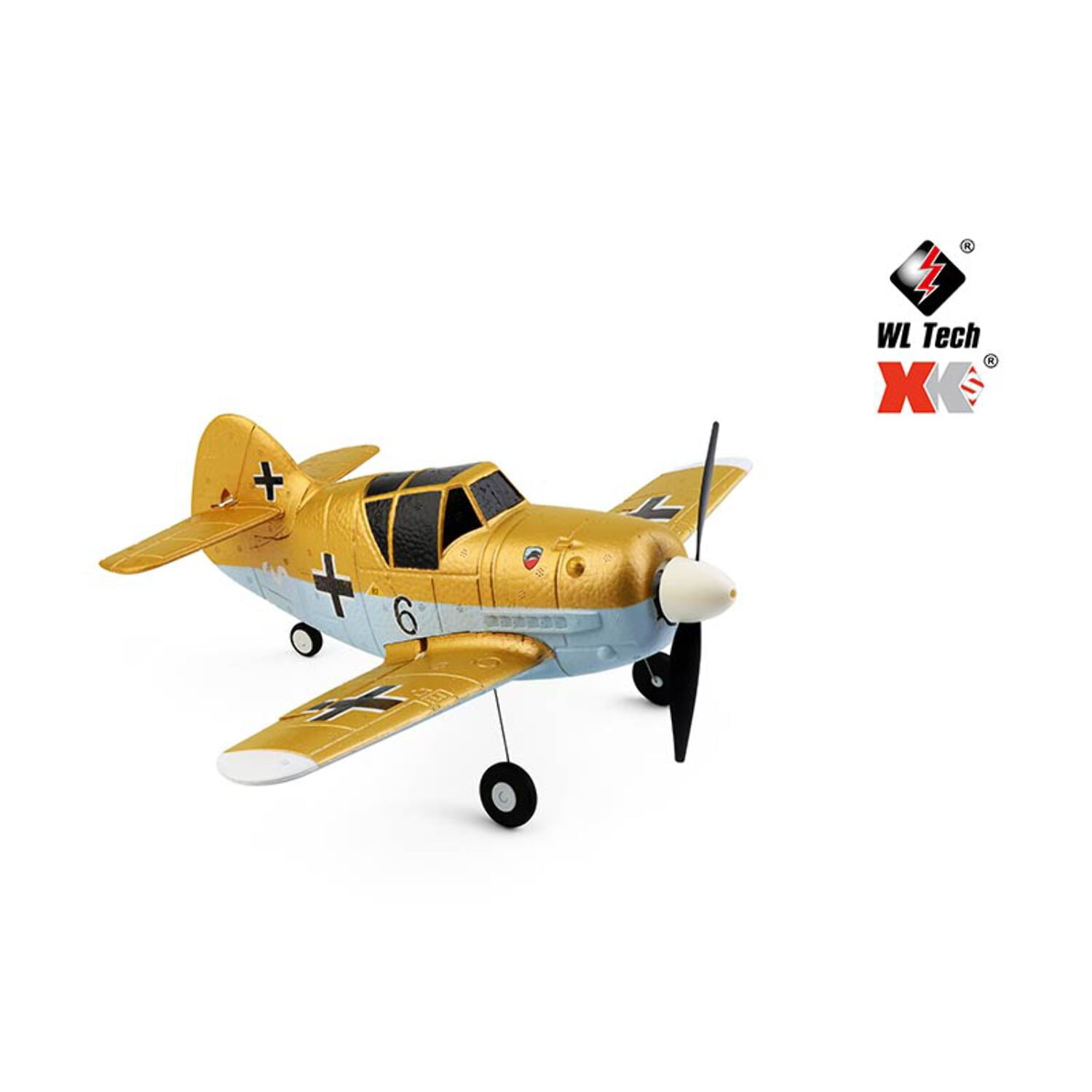 XK A250 BF-109 Fighter 350mm Wingspan 2.4GHz 4CH 3D/6G Mode Switchable ...