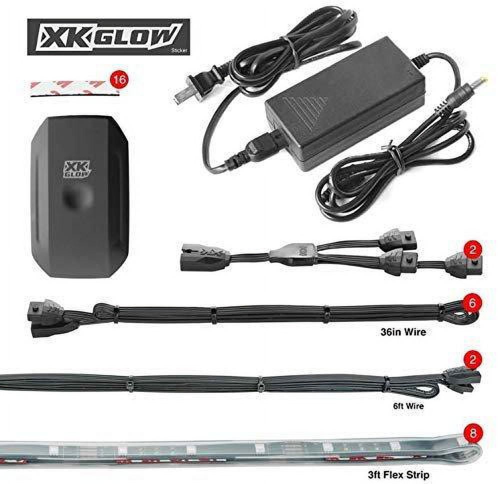 XK Glow Flex Strip Million Color XKCHROME App Controlled Home Indoor ...