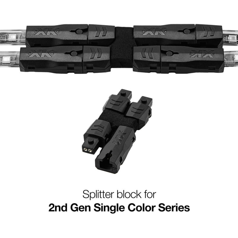 XK Glow 2nd Gen 2 pin Splitter for LED Single Color Series - Walmart.com
