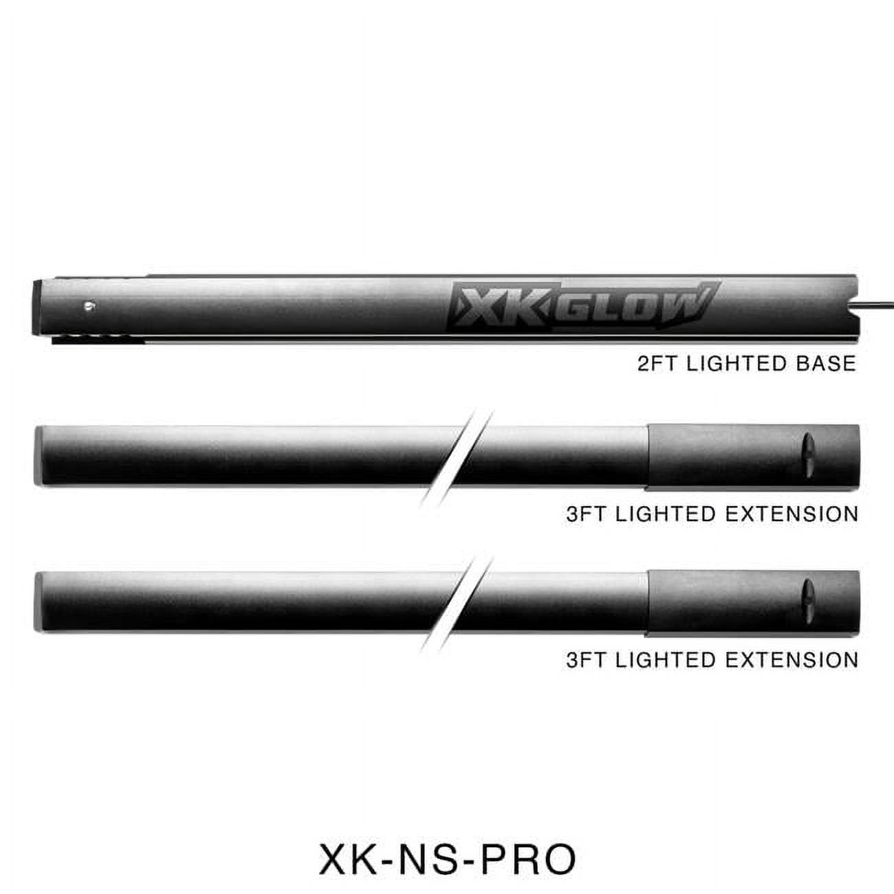 XK Glow Nite Stix Foldable Overhead Light System 8ft - Walmart.com