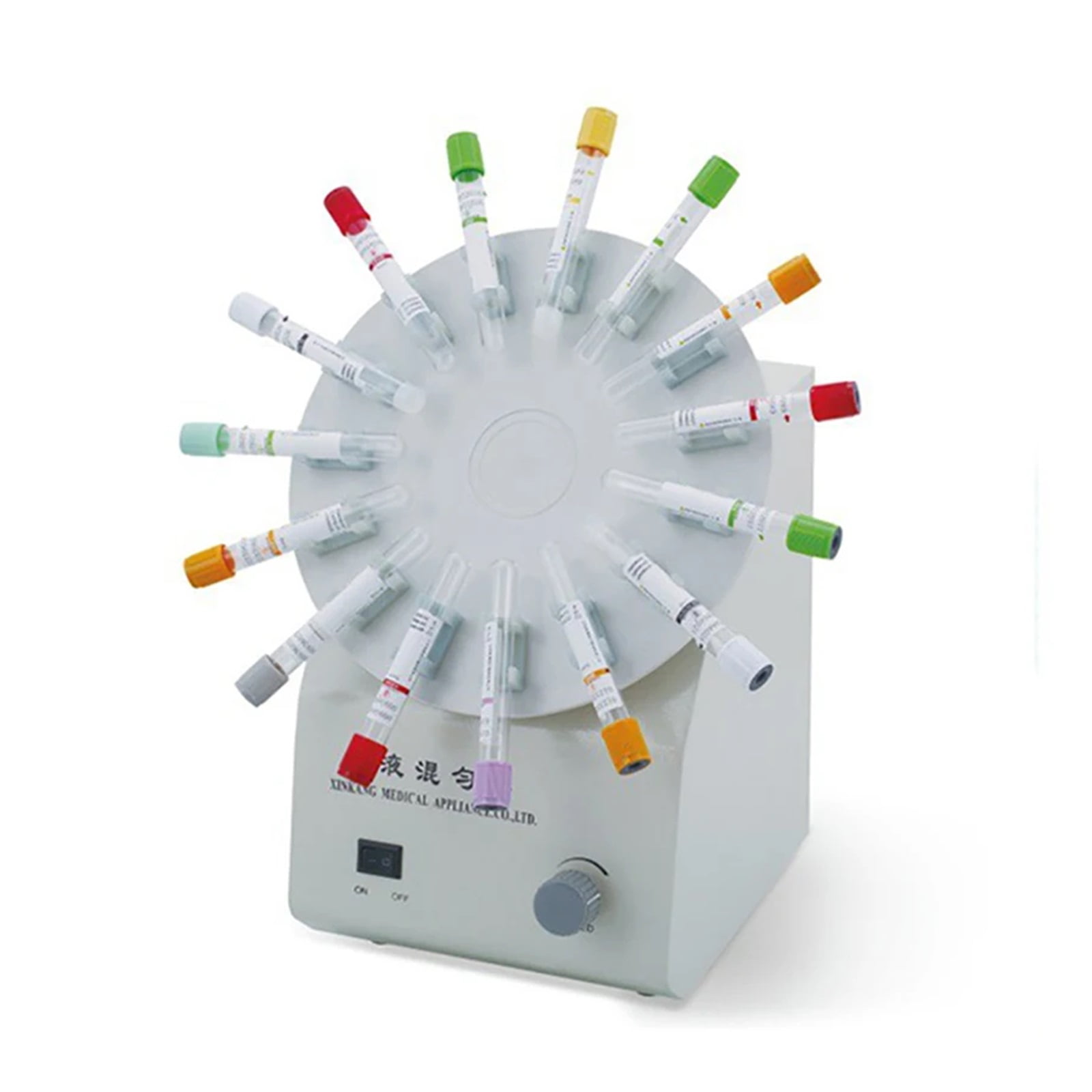 XK03 Rotator Blood Mixer Vertical Blood Collection Tube Mixer 360°Disc ...