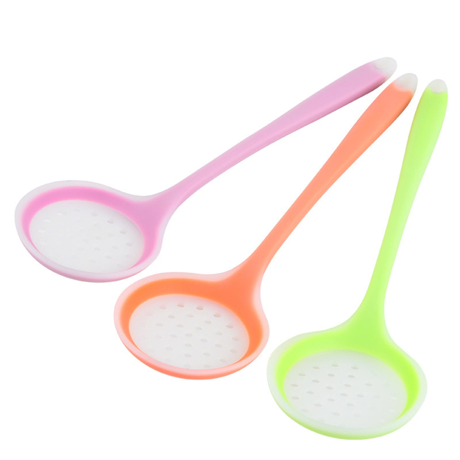 XKHAZA Skimmer Spoon, Non-Stick Cooking Slotted Colander Spoon Skimmer ...