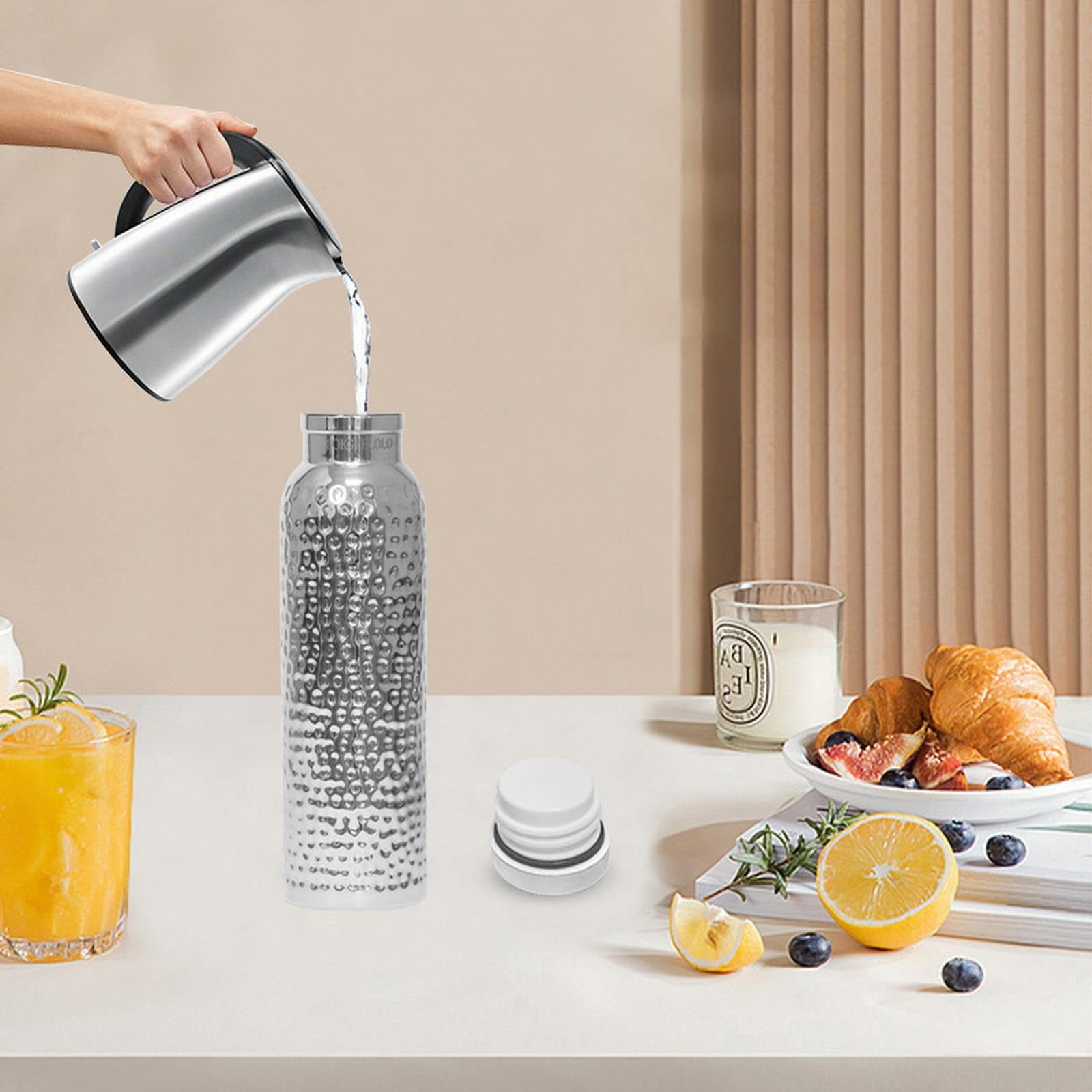 XKHBDL Kitchen Science Copper Water Bottle w/a Carrying Canvas Bag ...