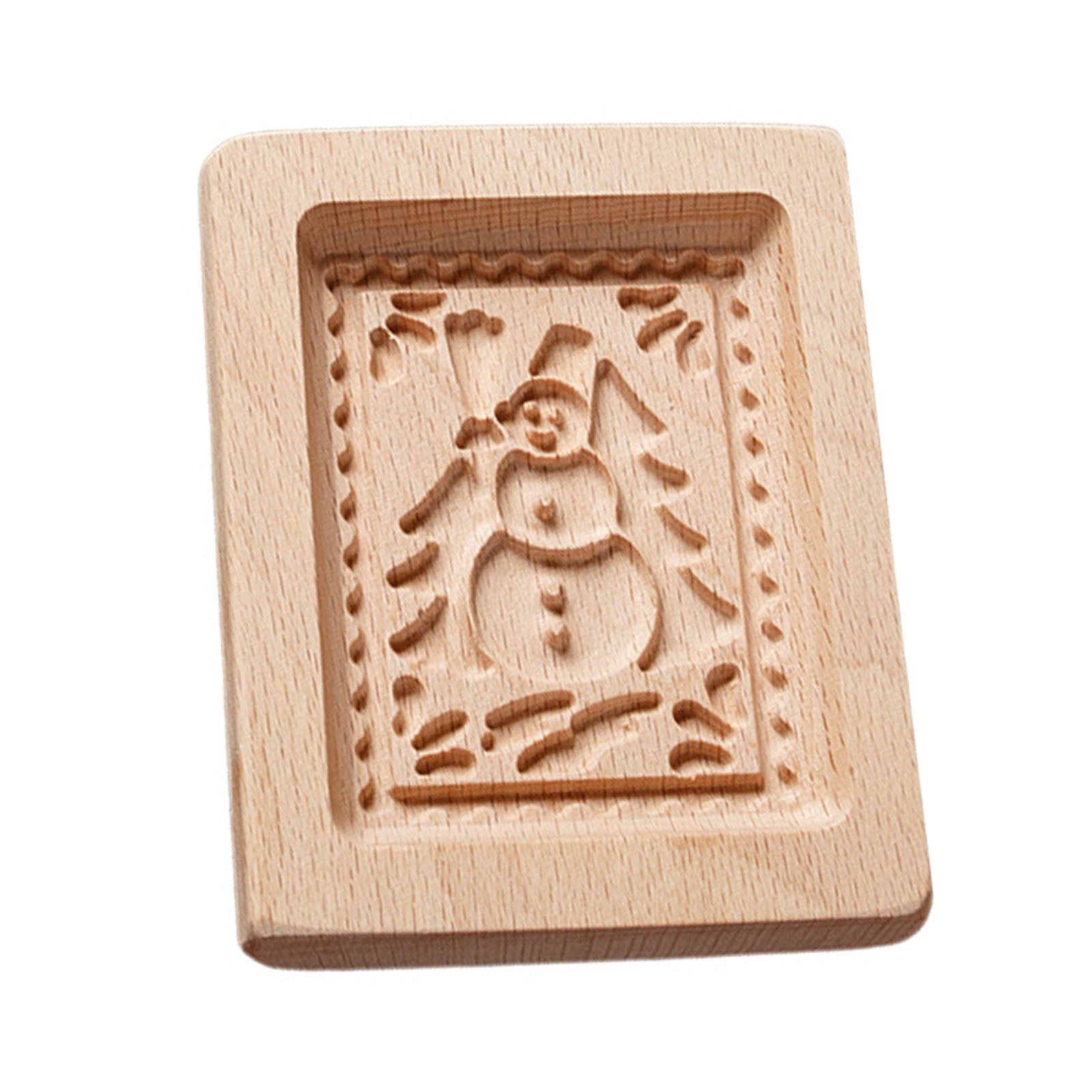 XKHHLH Carved Wooden Cookie Cutter, Kitchen Cookie Cutter, Cookie Stamp ...