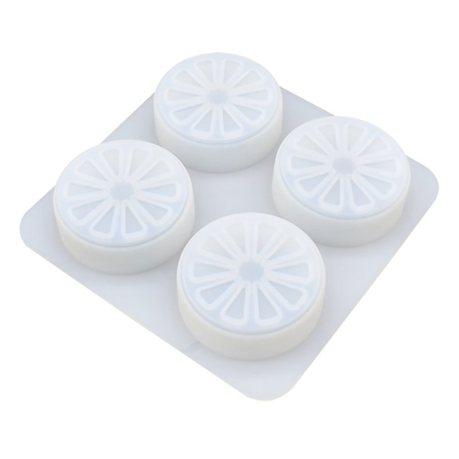 XKHZJL 4 Cavity Lemon Slice Silicone Molds, Slice Silicone Molds for ...