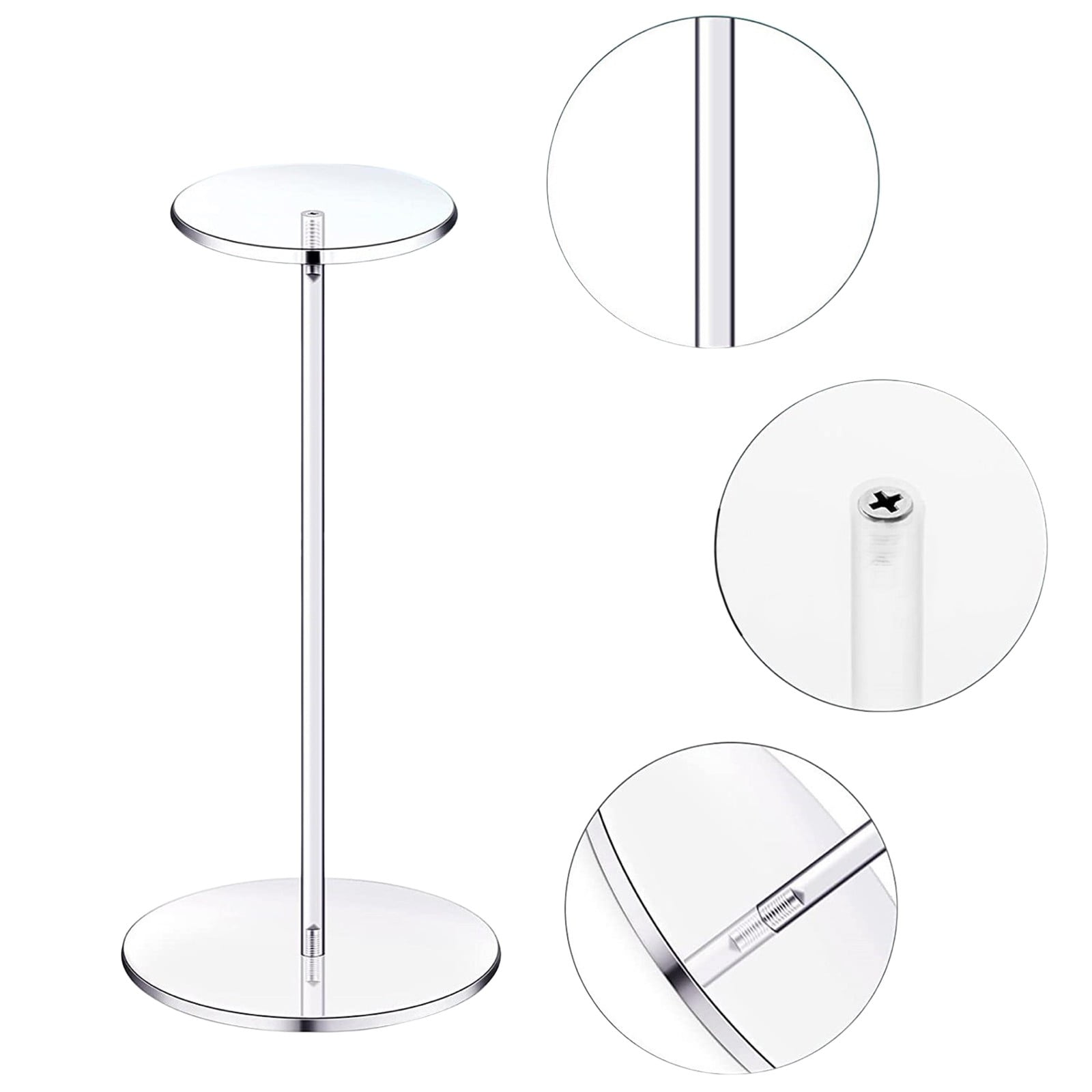 XKHZJL Clear Acrylic Hat Display Stand Height Adjustable, Countertop ...