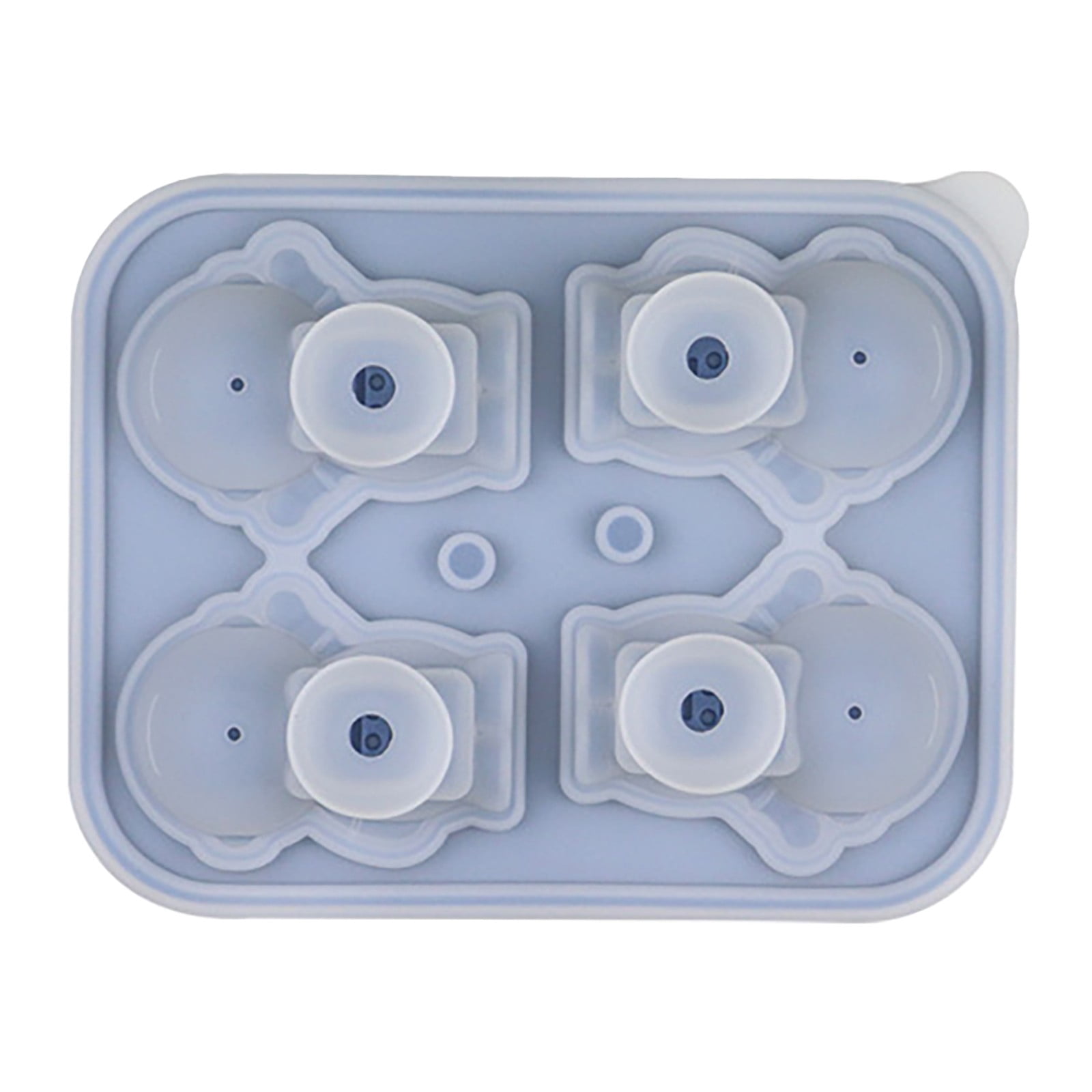 XKHZJL Silicone Ice Cube Tray for Freezer with Lid — Ice Ball Molds ...