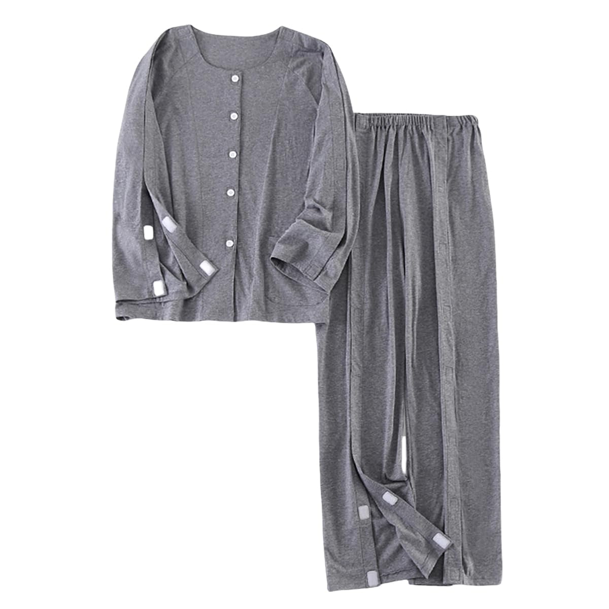 XKKDG Bedridden Patient Clothing,Disability Set with Full Opening on ...